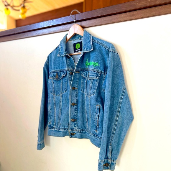 Goosebumps | Jackets & Coats | Rare Vintage 9s Goosebumps Jean Jacket ...